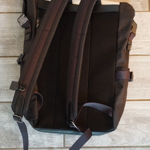 Coach | Bags | Coach Roll Top Leather Backpack | Poshmark